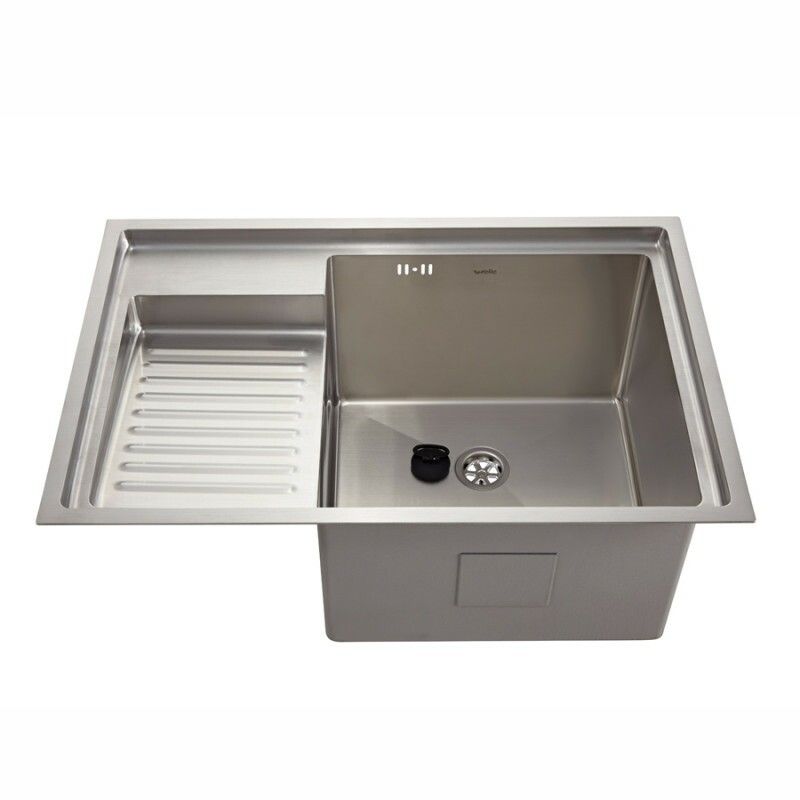 Tanque Lavanderia Welle 70x46x30cm Inox 304