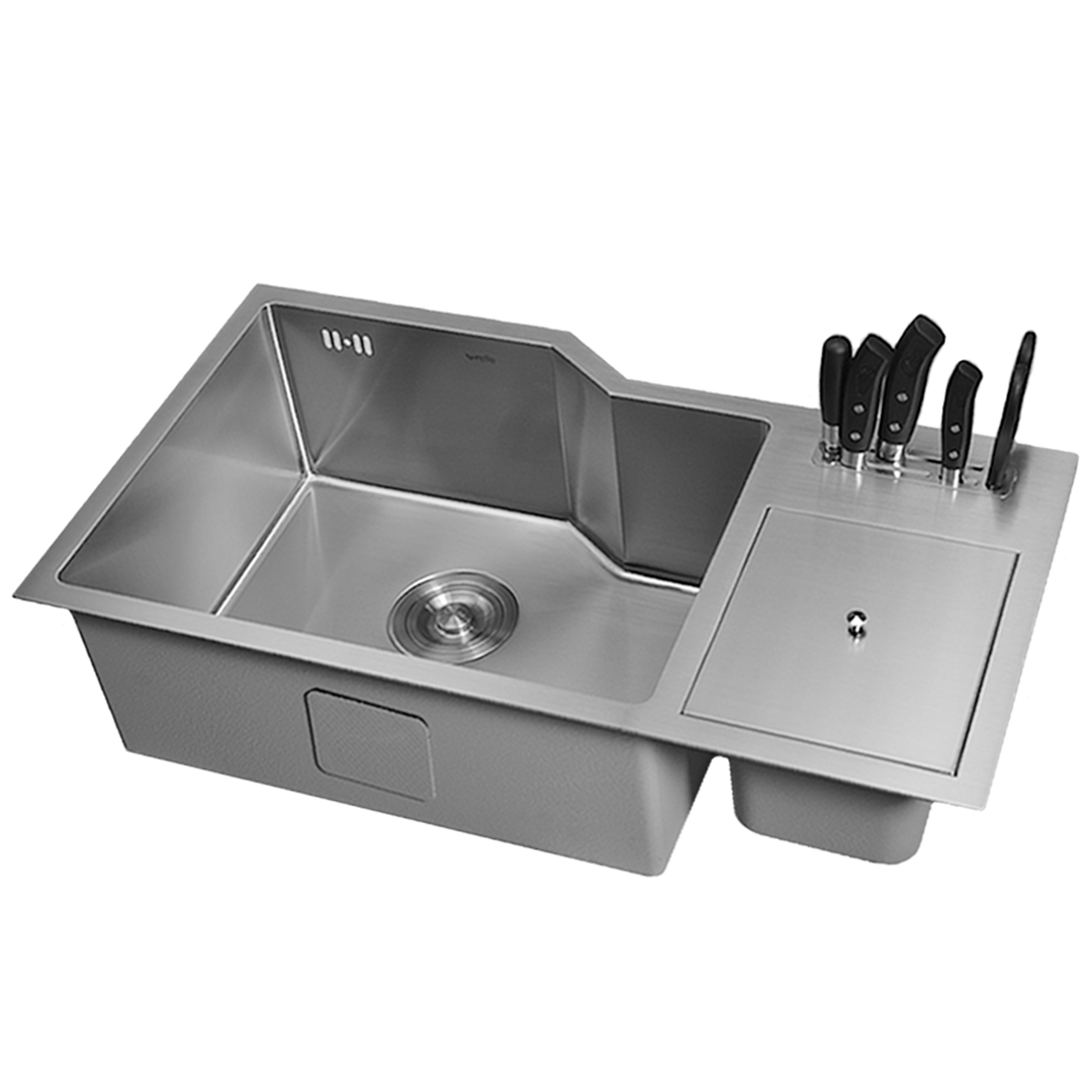 Cuba Veneza Welle 75x42x22cm Cozinha Inox 304